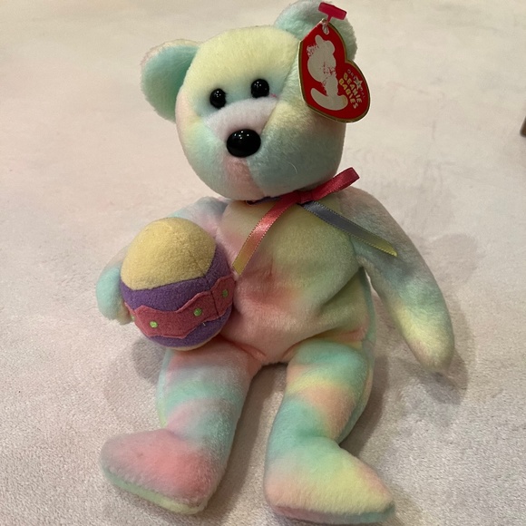 Ty | Toys | Rainbow Easter Ty Beanie Babies | Poshmark